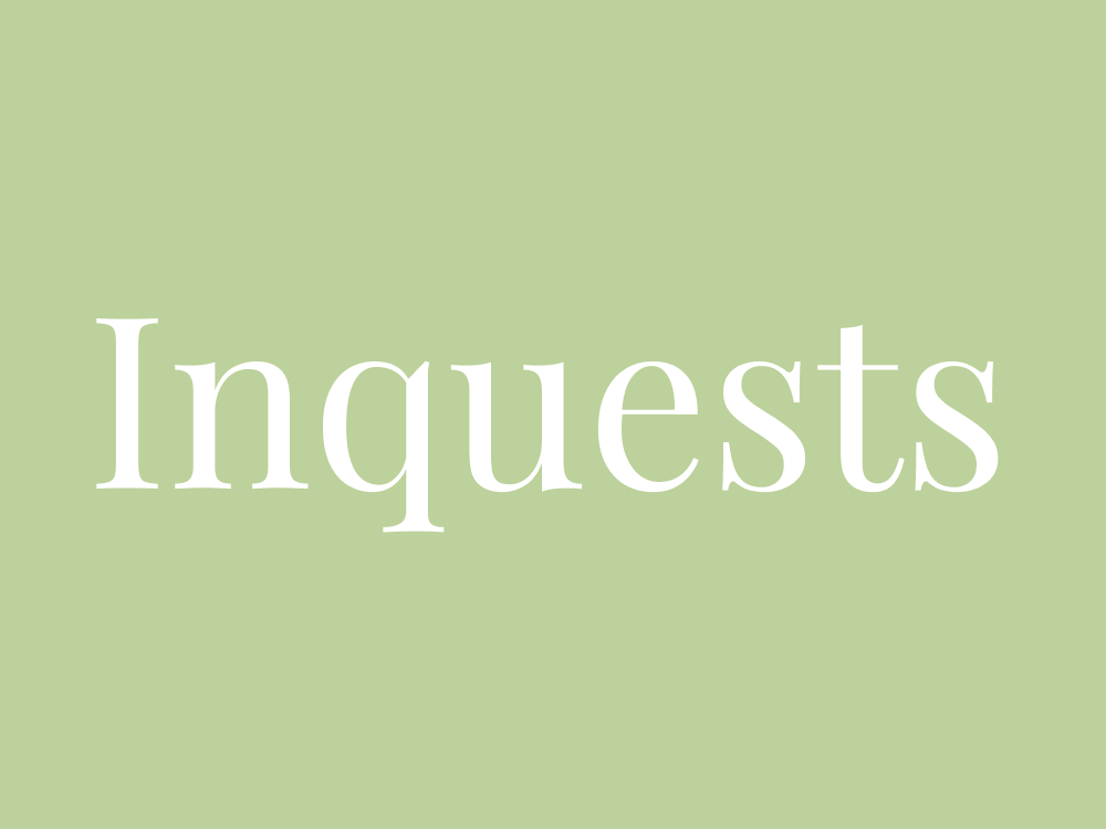 Inquests Solicitors | Legal Advice | Personal Solicitors